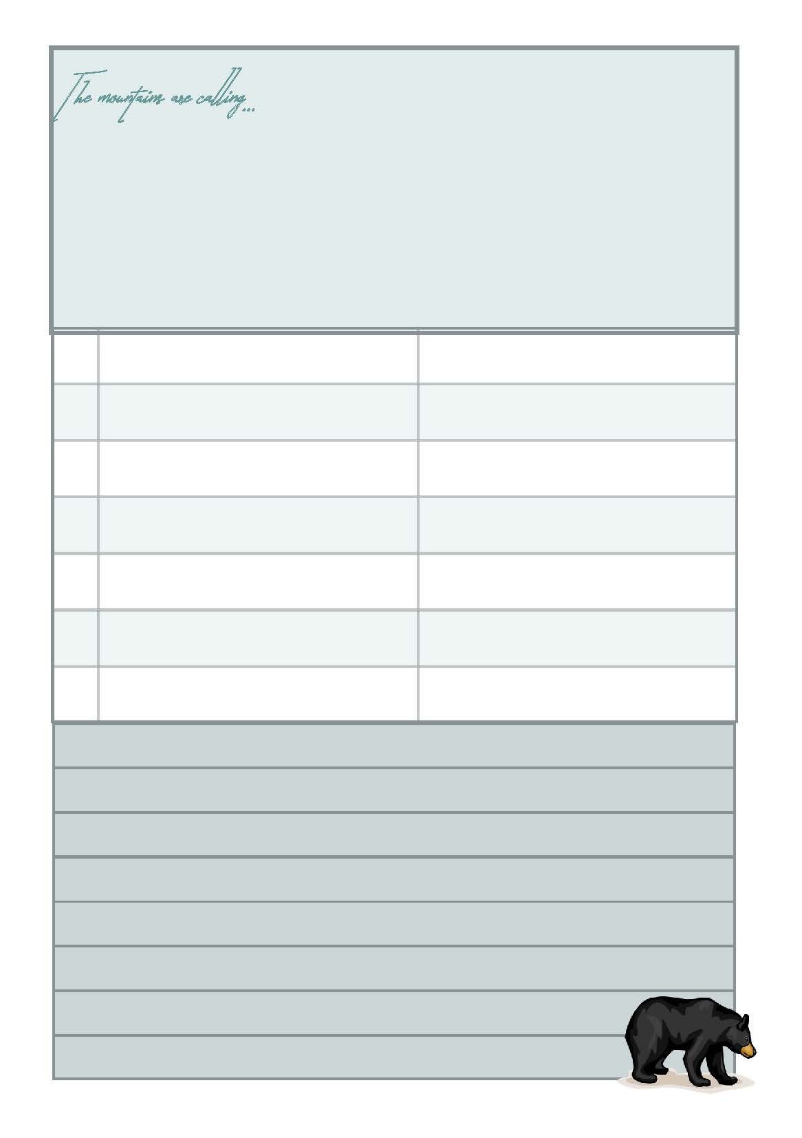 2023 Planner Printable Smoky Mountain Calendar Planner Journal - Etsy