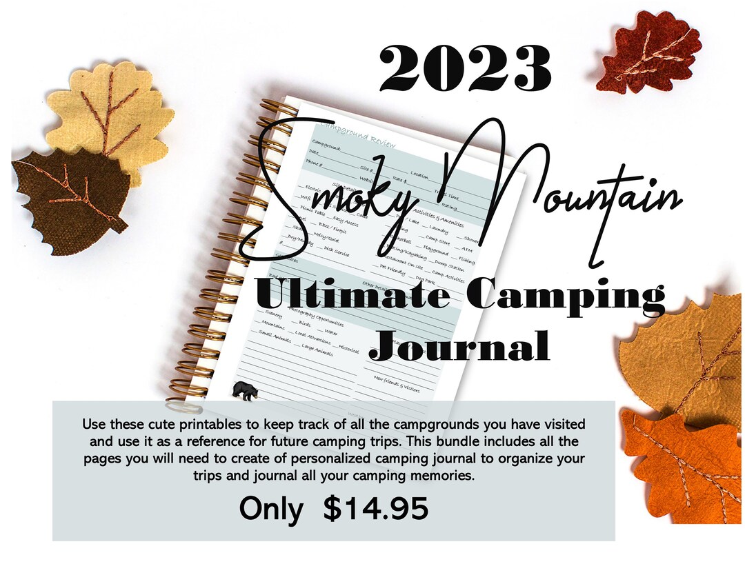 Camping Journal Planner Camping Memories Journal RV Journal - Etsy