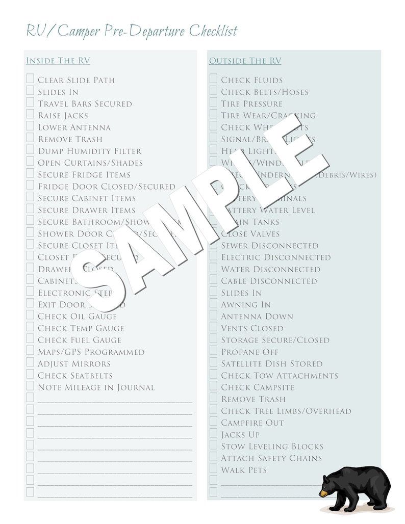 Camping Journal Planner Camping Memories Journal RV Journal Camping ...