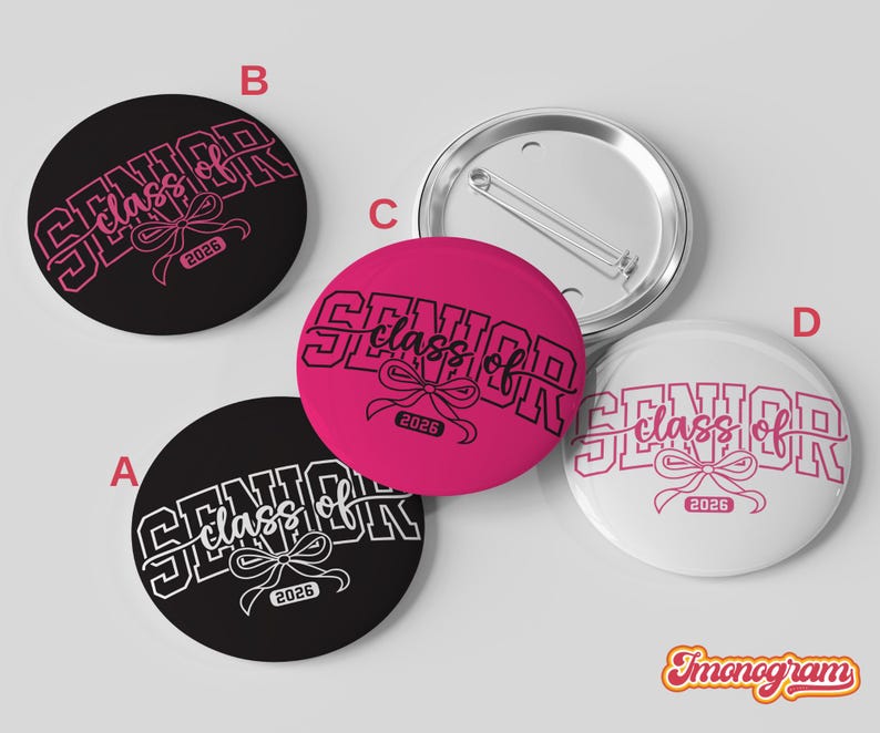 Class of 2026 Senior Pin Button: Back to School Badge and Graduation ...
