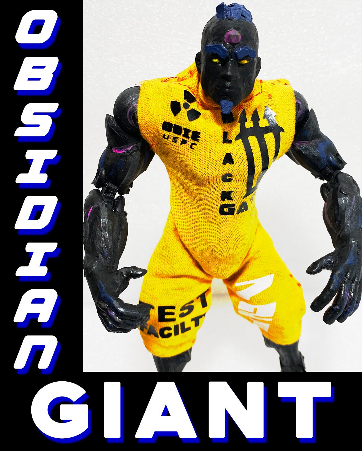 OBIE Obsidian Giant Action Figure - Etsy