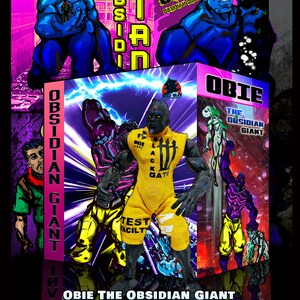 OBIE Obsidian Giant Action Figure - Etsy