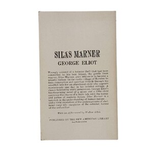 George Eliot's Silas Marner - Signet 1962 - Etsy