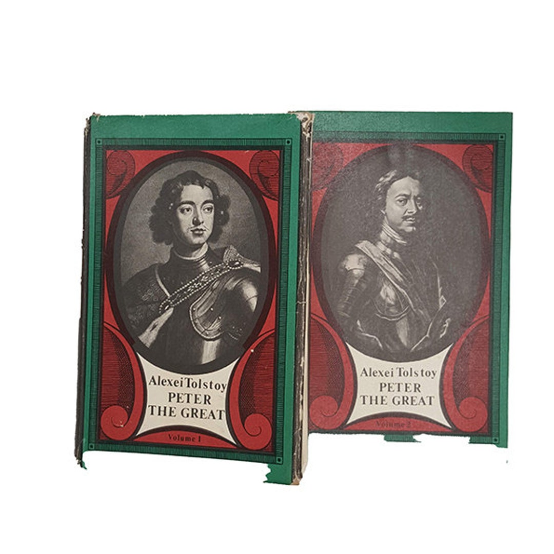 Peter the Great by Alexei Tolstoy, Volumes 1-2 - Etsy