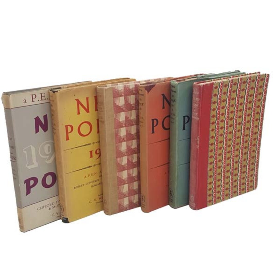 1950s Patterned Poetry Collection Michael Joesph First Editions - Etsy