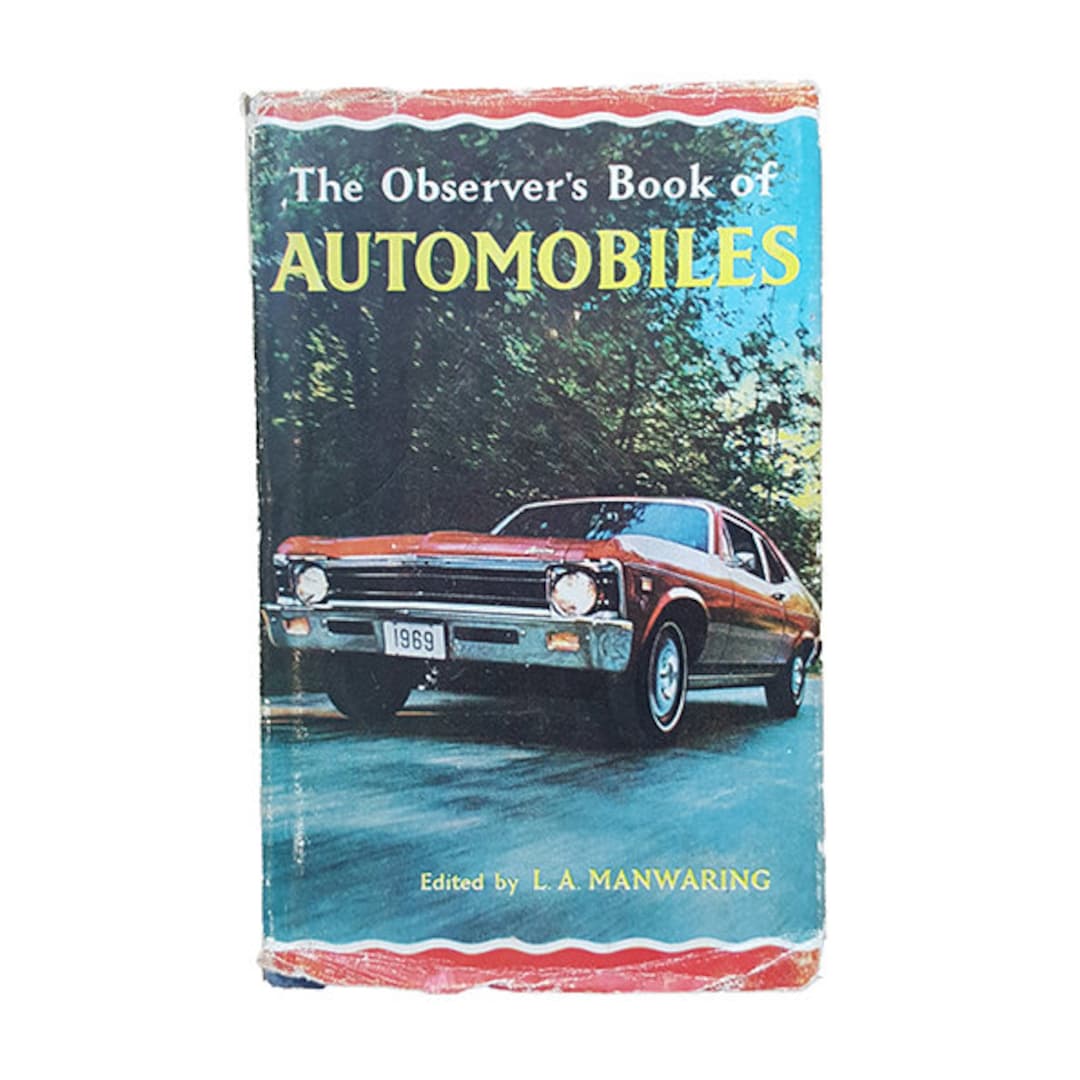 The Observer's Book of Automobiles by Richard T. Parsons 21 1969 - Etsy UK
