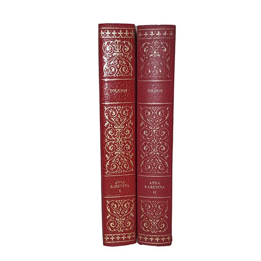 Leo Tolstoy’s Anna Karenina - Heron, 1967 (2 Red Books) - Etsy