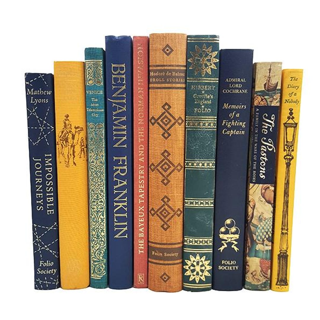 Books by the Metre: the Folio Society Books - Etsy