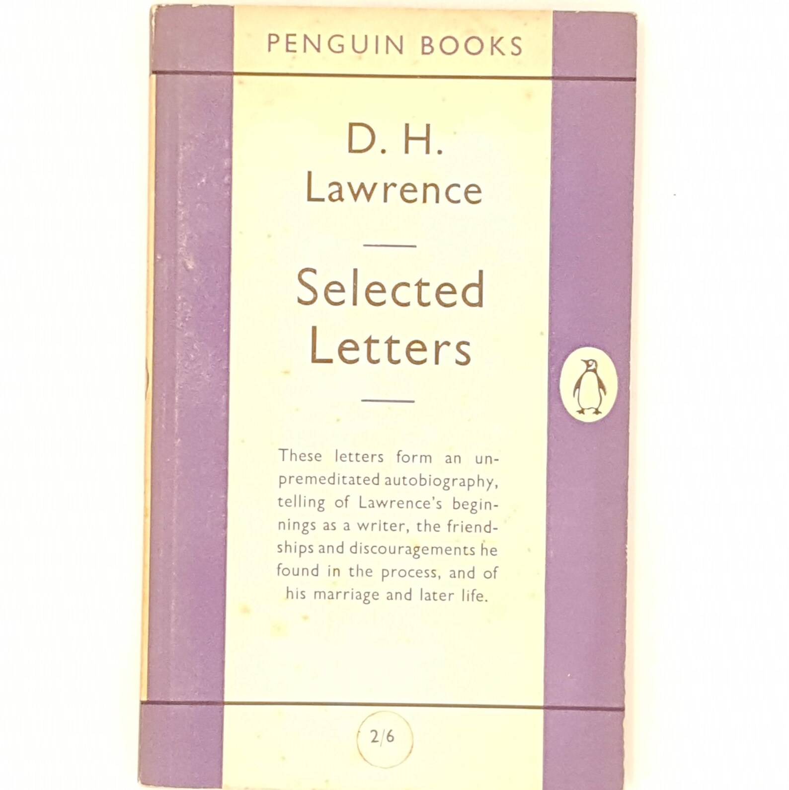 D.H. Lawrence's Selected Letters - Etsy UK