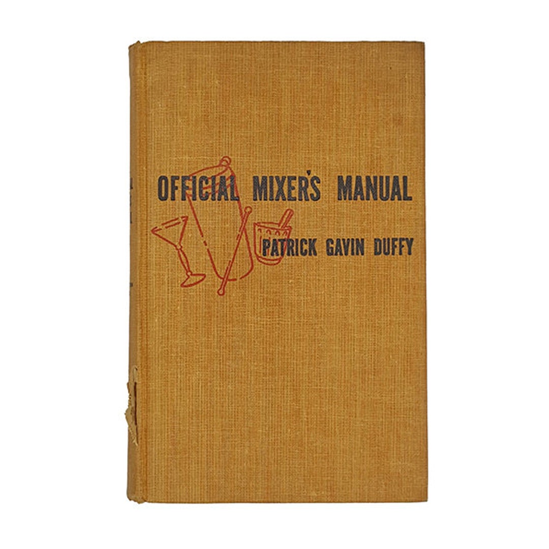 Official Mixer's Manual by Patrick Gavin Duffy Blue - Etsy