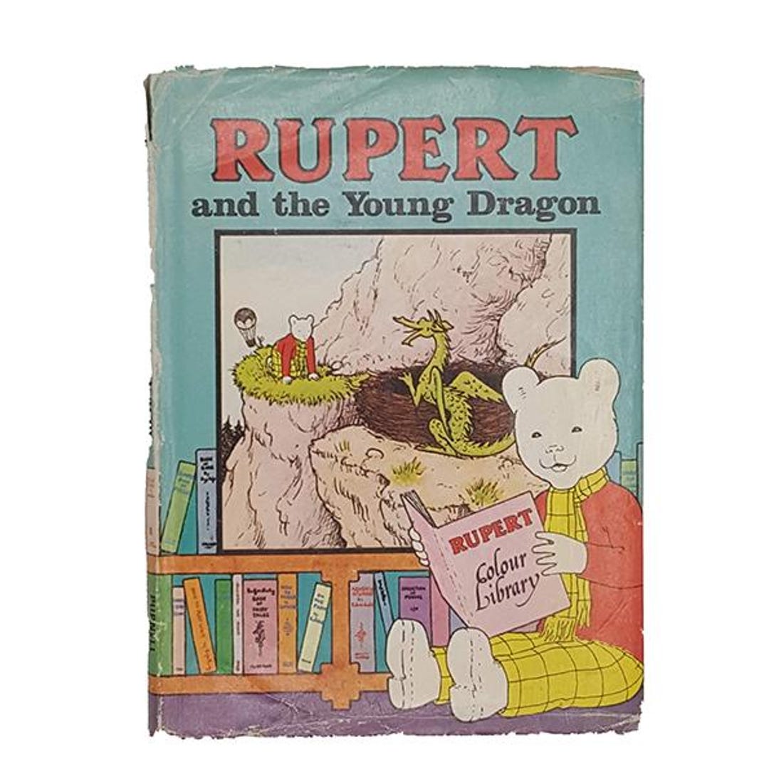 Rupert and the Young Dragon - Purnell, 1976 - Etsy