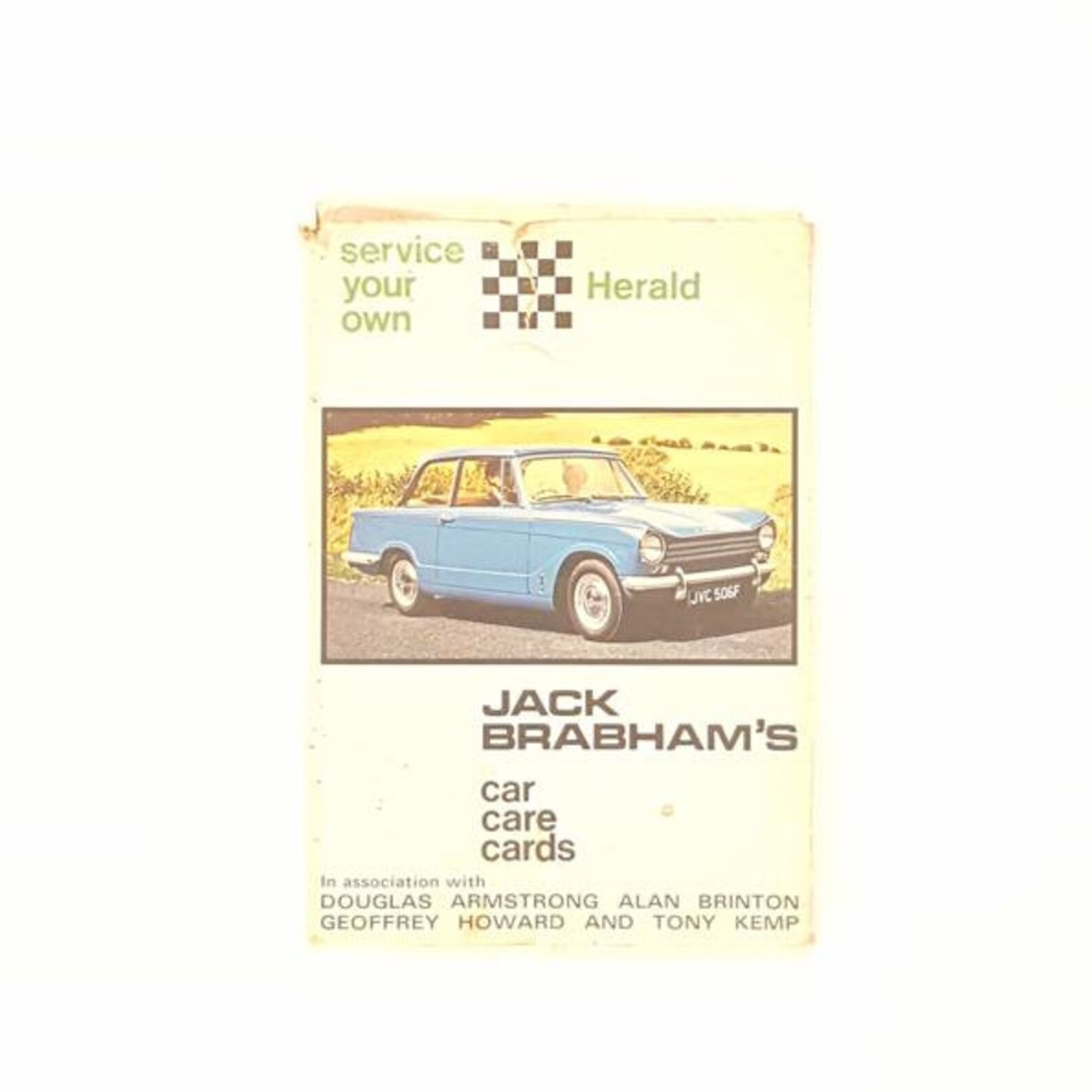Jack Brabham's Car Care Cards: Service Your Own Triumph Herald 1968 ...