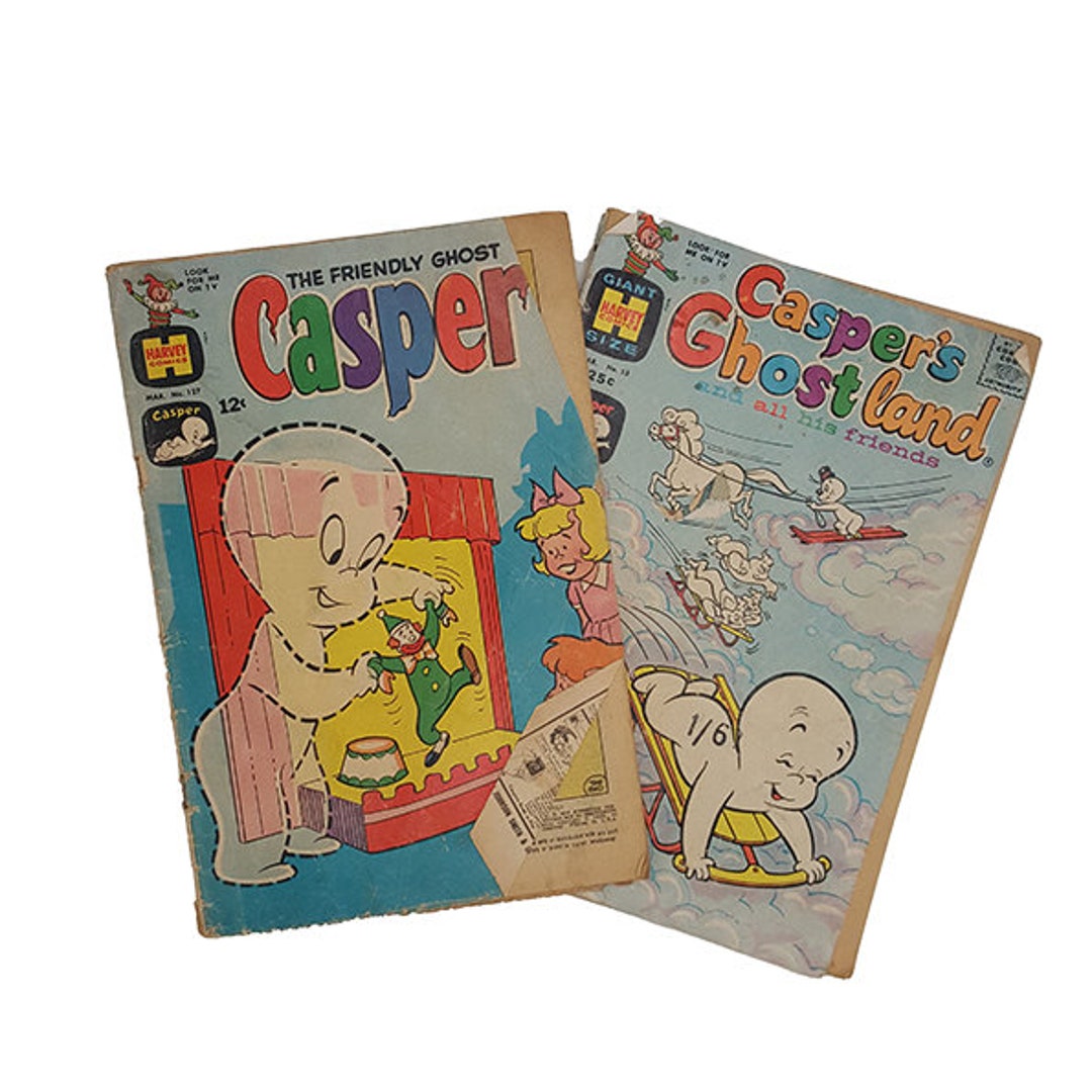 Casper No. 127 and Casper's Ghost Land No. 53 Comics - 1969-70 - Etsy