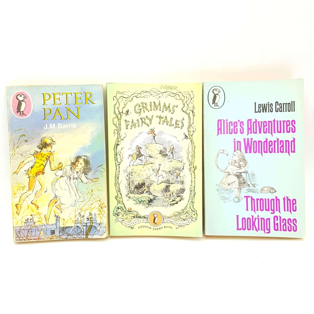 Fantasy Puffin Collection - Grimms Fairy Tales, Peterpan, Alice in ...