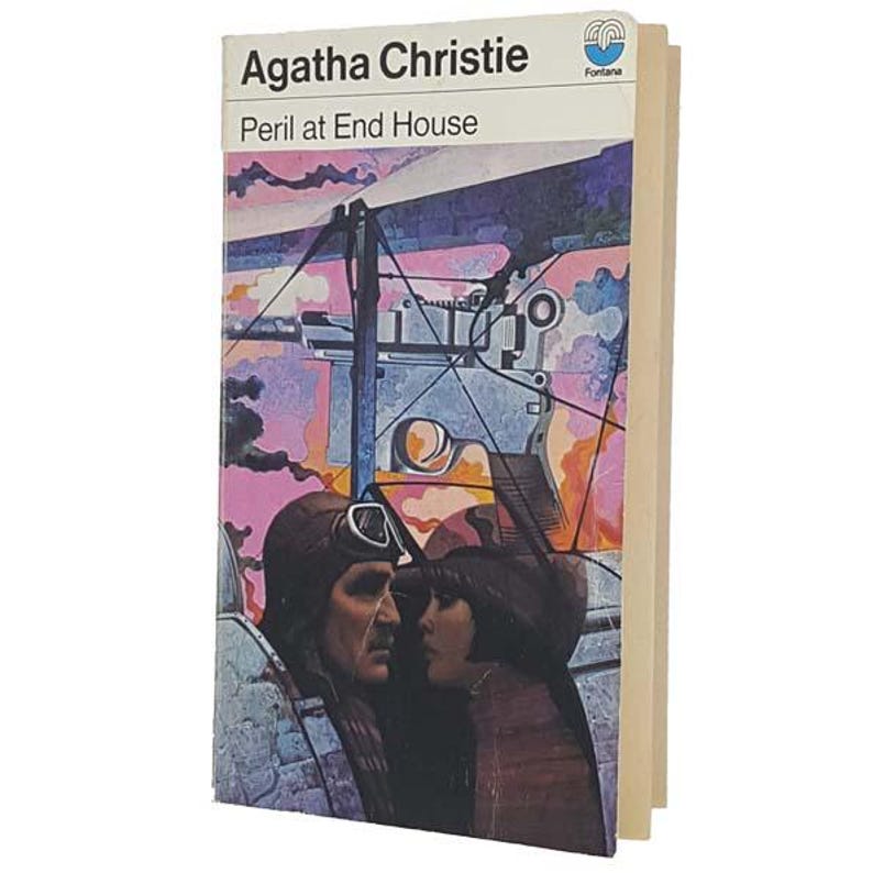 Agatha Christie's Peril at End House - Fontana 1971 - Etsy Australia