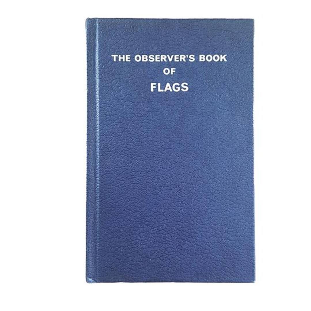NO DJ, BLUE the Observer's Book of Flags by I. O. Evans (#29) - Etsy