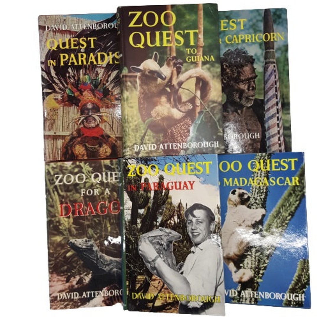 David Attenborough Zoo Quest Collection, 1956-63 - Etsy