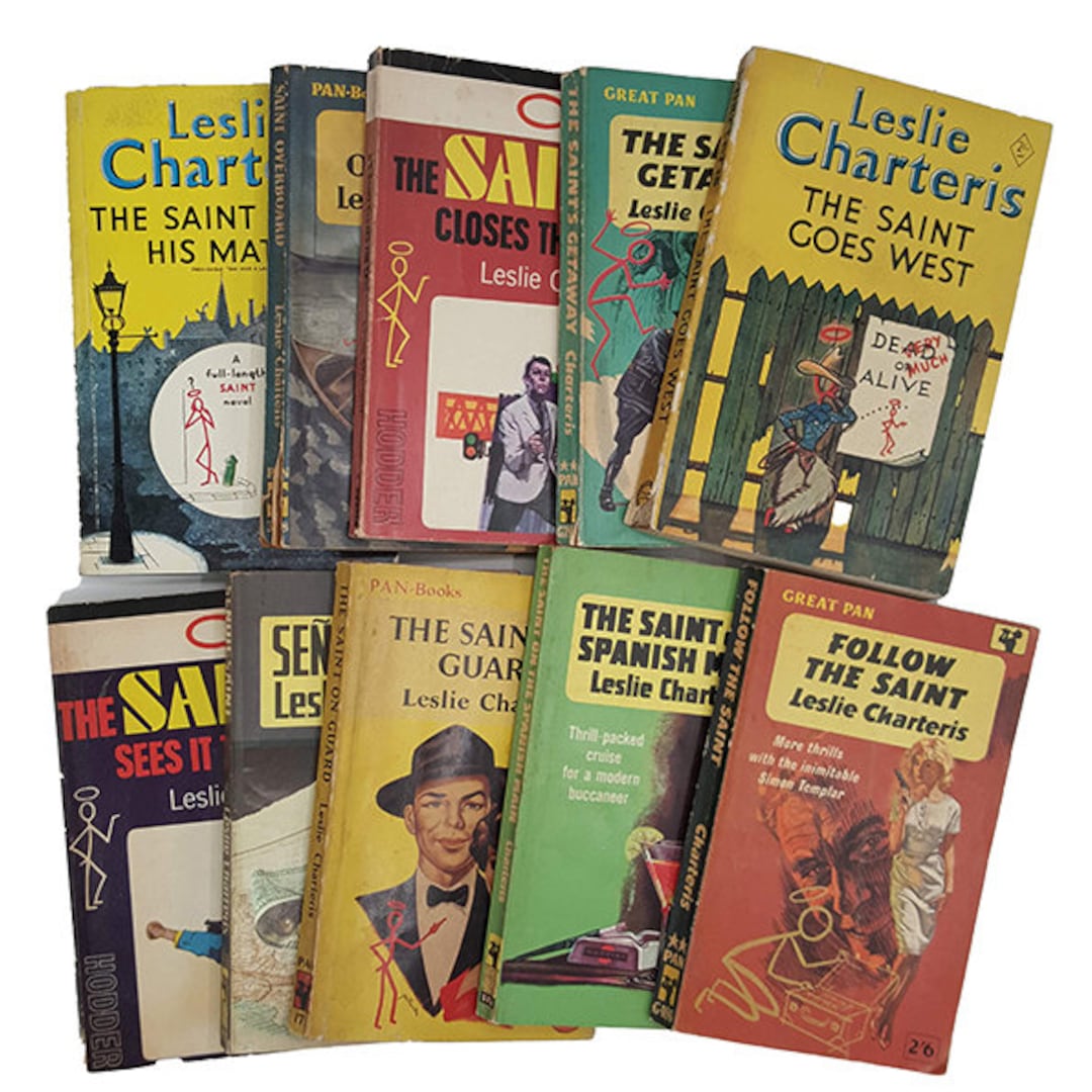 Leslie Charteris' the Saint 10 Book Collection Pan - Etsy