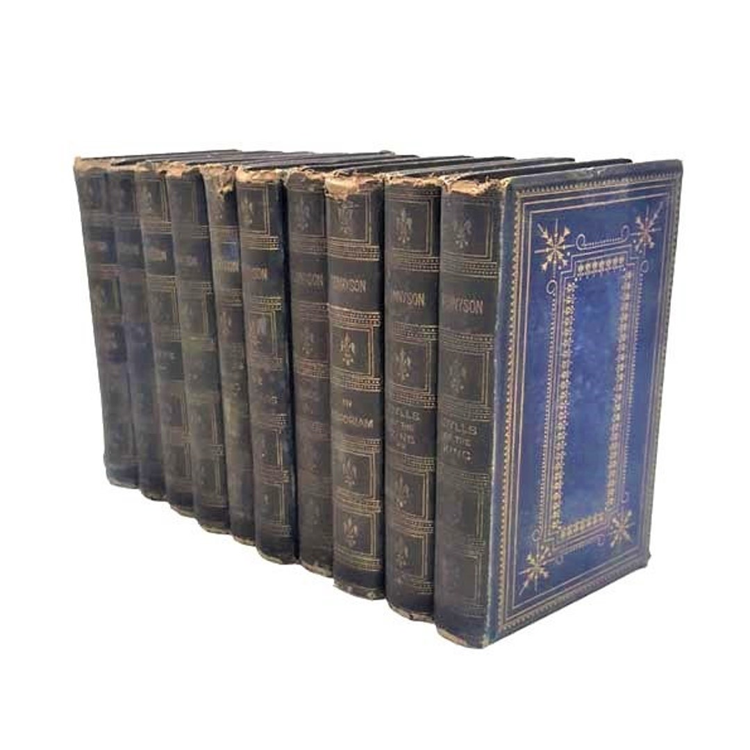 The Works of Tennyson in 10 Volumes Strahan & Co. 1871 - Etsy