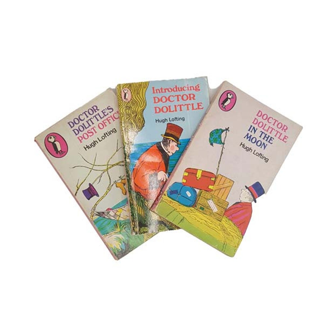 Doctor Dolittle 3-book Collection - Puffin, 1968-80 - Etsy