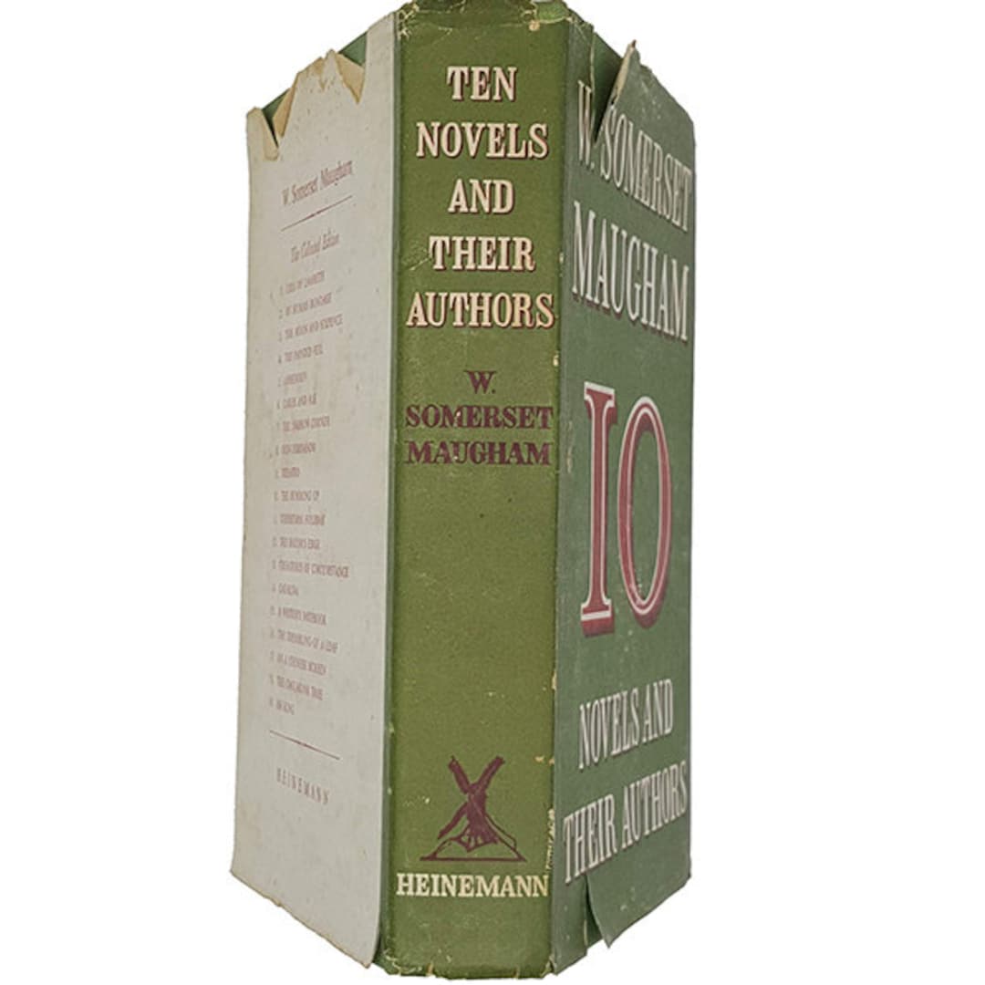 W. Somerset Maugham's 10 Novels and Their Authors - Heinemann 1954 - Etsy