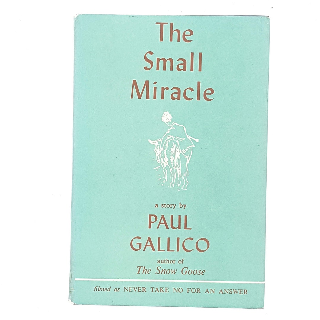 Illustrated the Small Miracle by Paul Gallico 1959 - Etsy