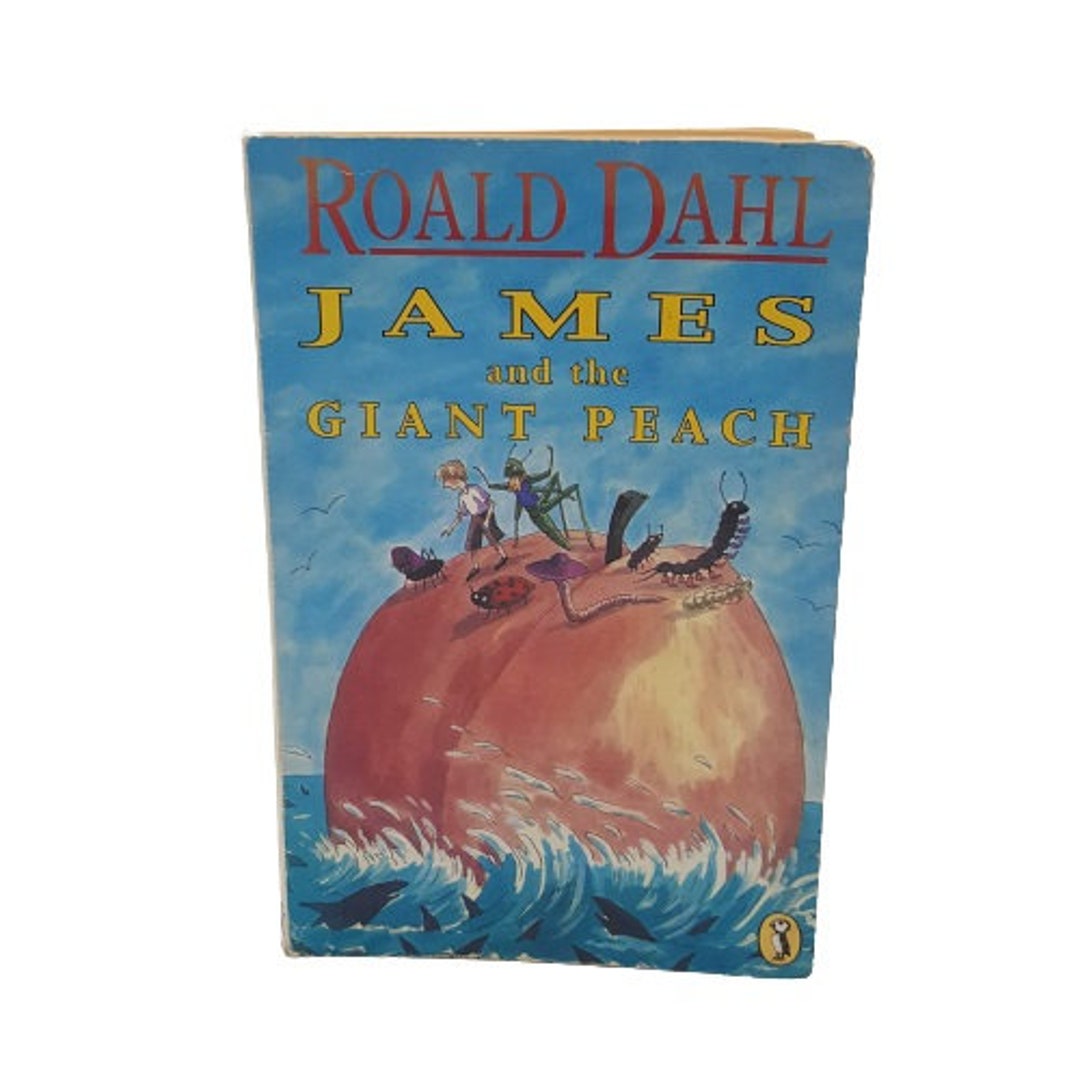 Roald Dahls James and the Giant Peach Puffin, 1990 - Etsy