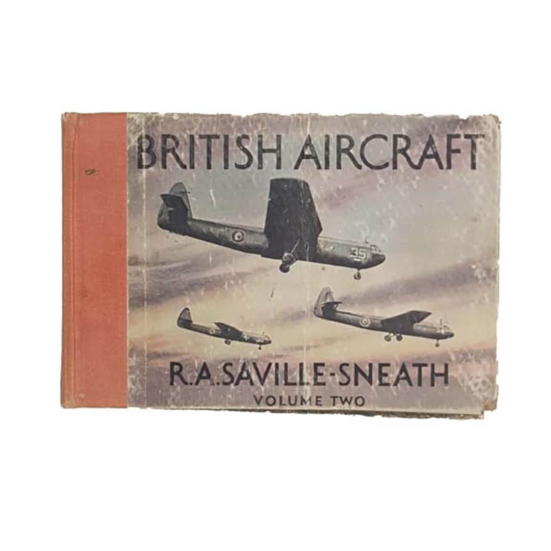 British Aircraft Volume Two by R.A. Saville-sneath Penguin, 1944 - Etsy