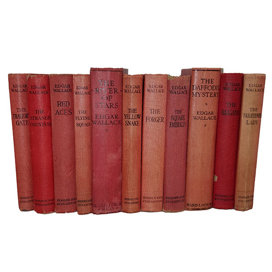 Edgar Wallace Collected Works - Ward, C.1930s (11 Books) - Etsy