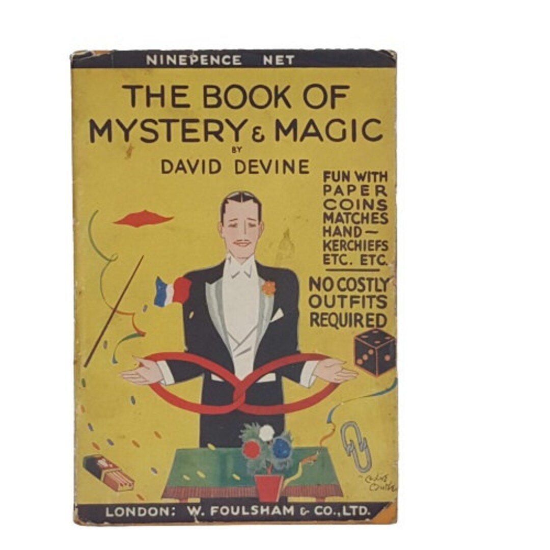 The Book of Mystery and Magic by David Devine - Foulsham Handbooks - Etsy