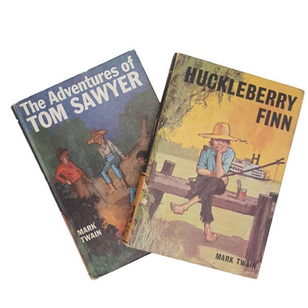The Adventures of Tom Sawyer & Huckleberry Finn by Mark Twain ...