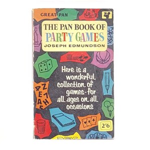 The Pan Book of Party Games by Joseph Edmundson 1960 - Etsy