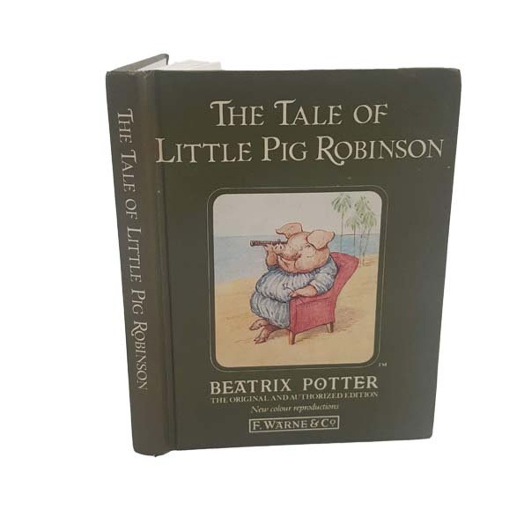Beatrix Potter's the Tale of Little Pig Robinson - Vintage, Green Cover ...