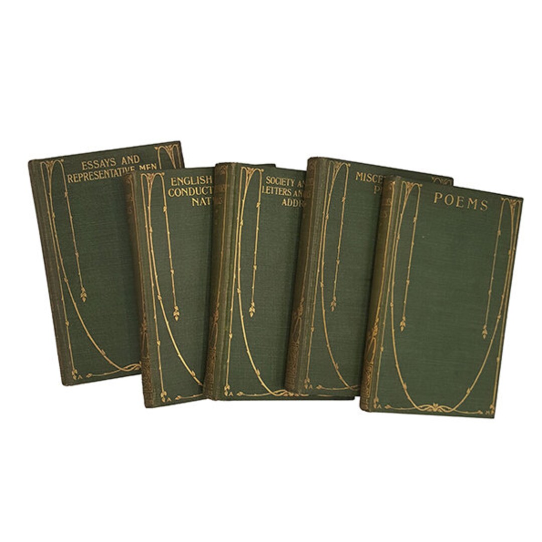 Emerson's Works Voumes I-V Bell, 1905 - Etsy