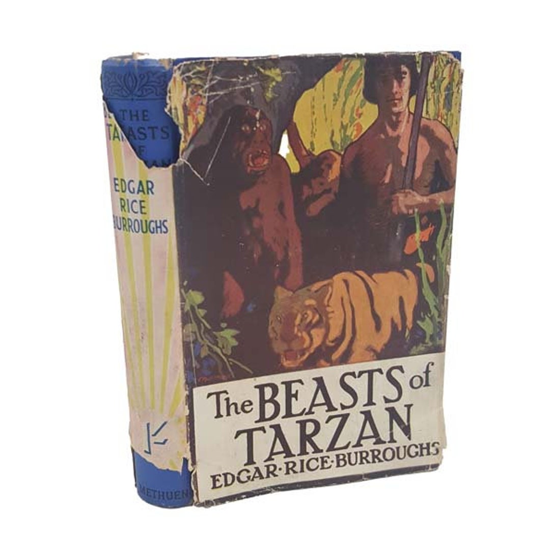 The Beasts of Tarzan by Edgar Rice Burroughs - Methuen, 1935 - Etsy UK
