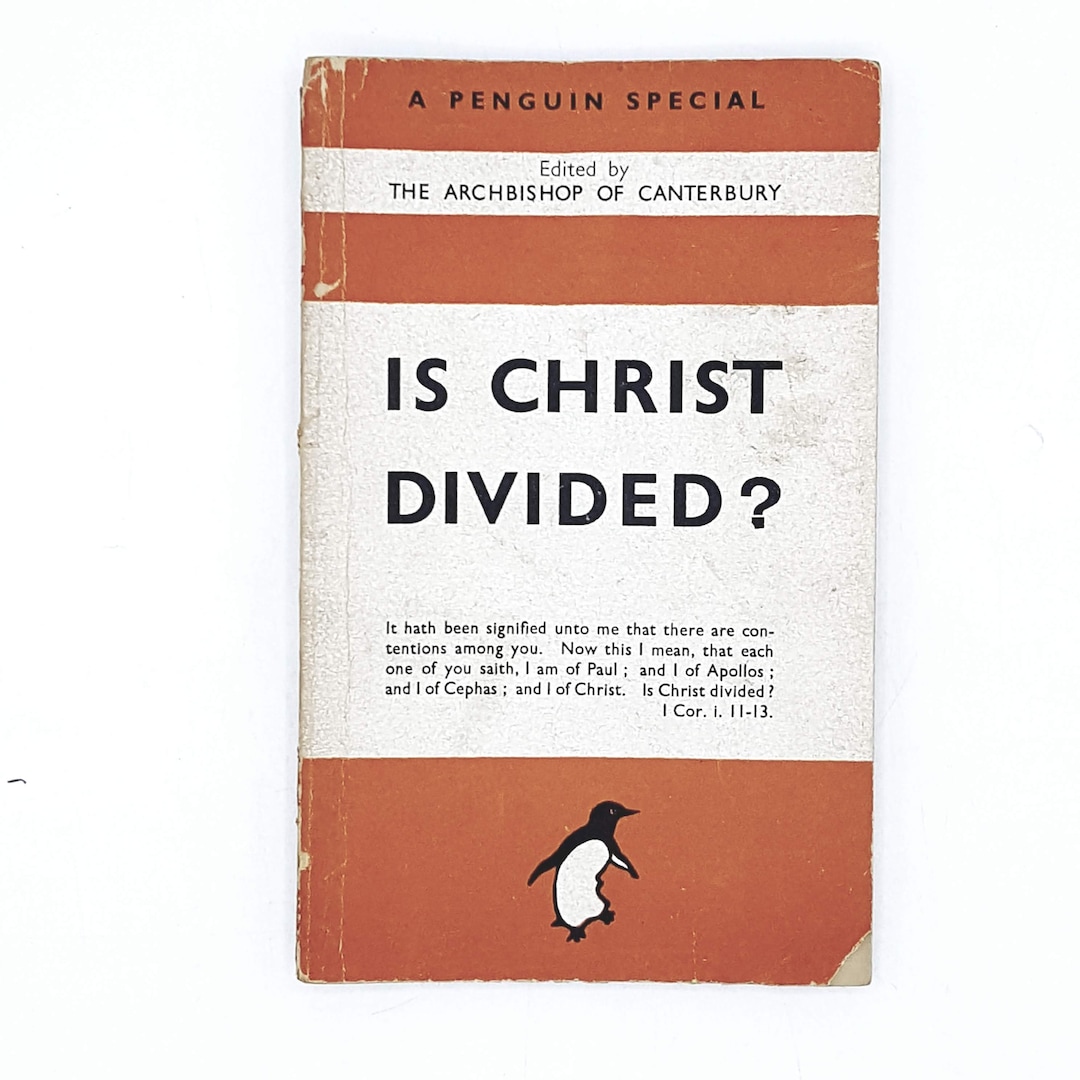 Is Christ Divided? by the Archbishop of Canterbury 1943 - Etsy