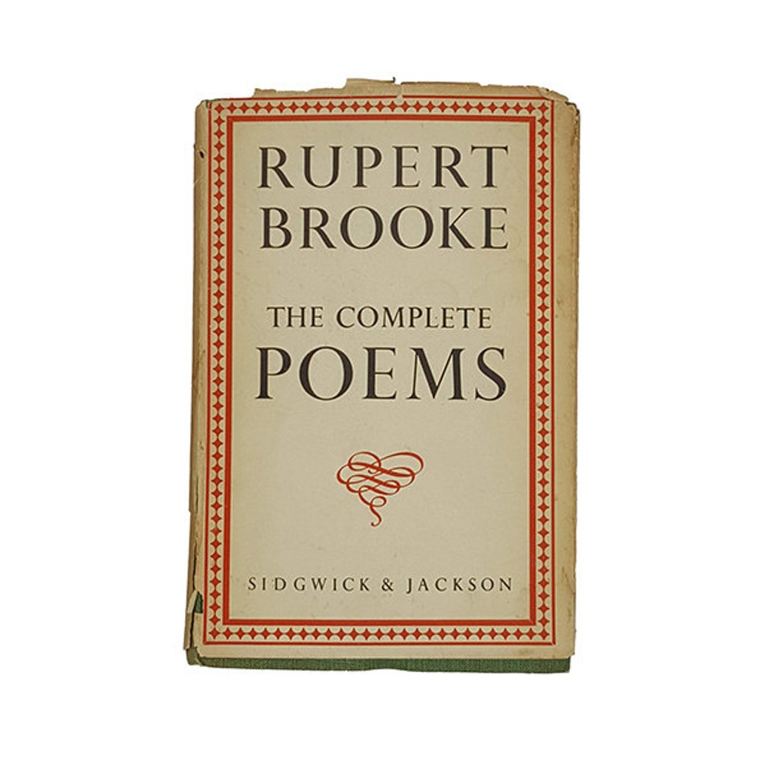Rupert Brooke, the Complete Poems - Sidwick & Jackson 1953 - Etsy