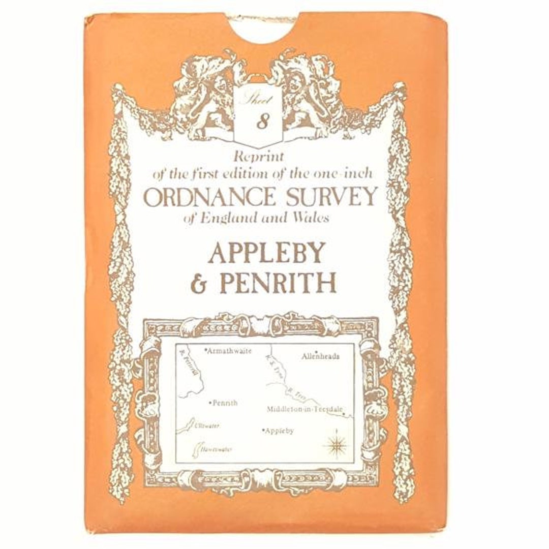 Maps: Appleby & Penrith OS Reprint Sheet 8 - Etsy UK
