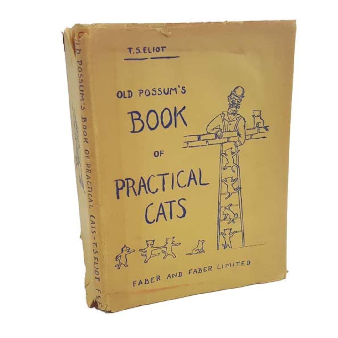 Old Possums Book of Practical Cats by T.S. Eliot Faber, 1956 - Etsy