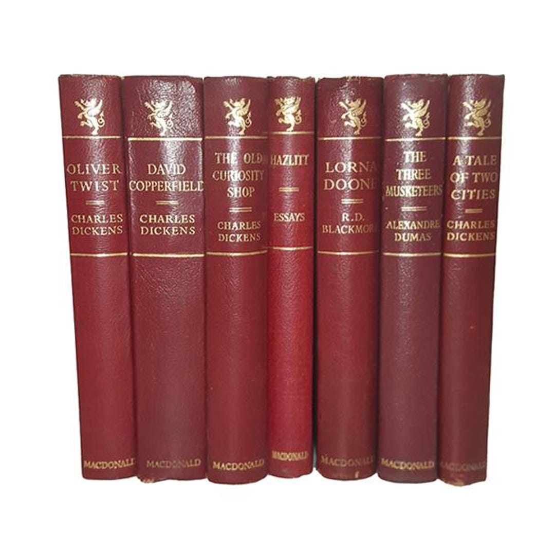 Red Classics Collection, Dickens Etc. (7 Books) - Etsy