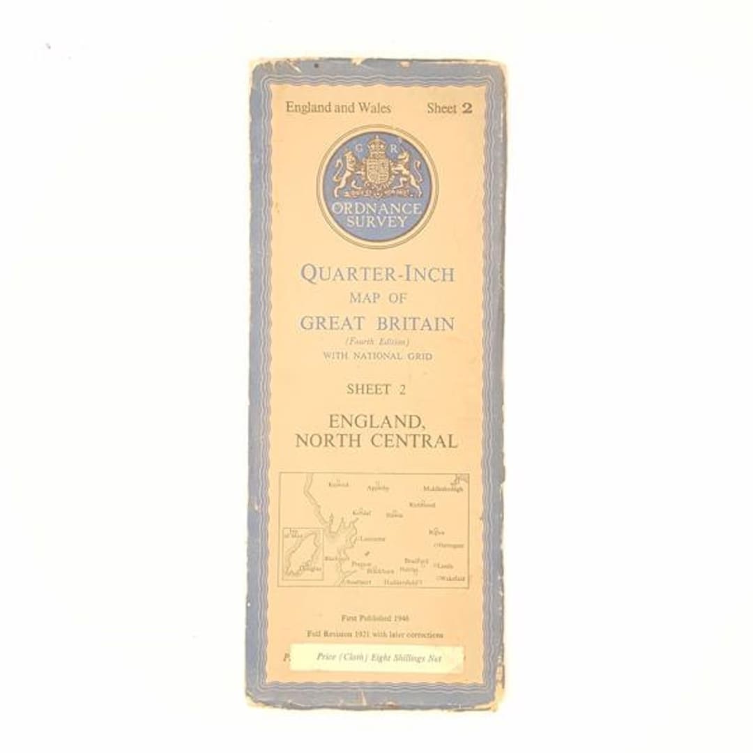 Maps: England, North Central 1946 - Ordnance Survey - Etsy