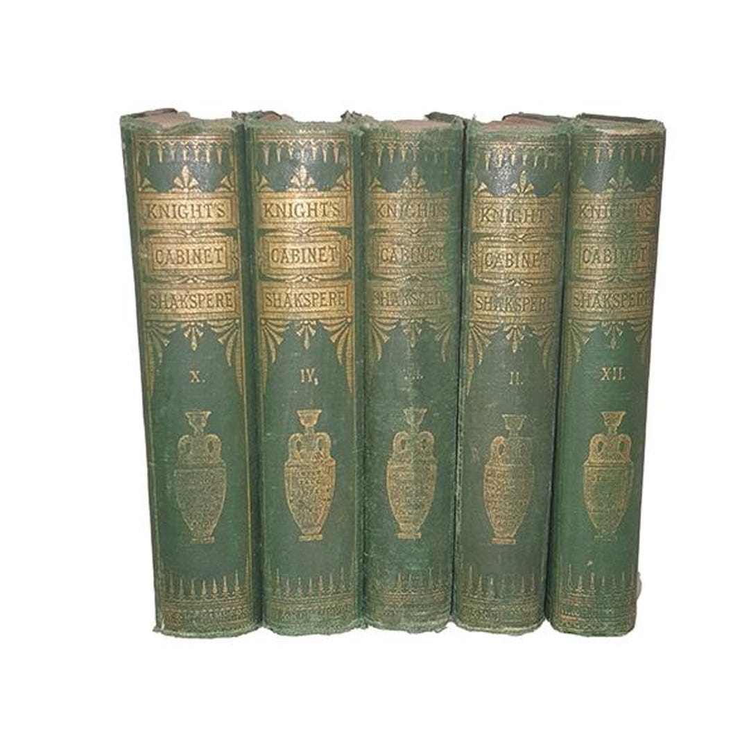The Works of Shakespeare Knight's Cabinet Editions 5 Books - Etsy