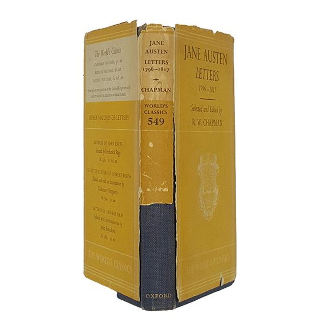 Jane Austen’s Letters Edited by R. W. Chapman - Oxford 1955 - Etsy