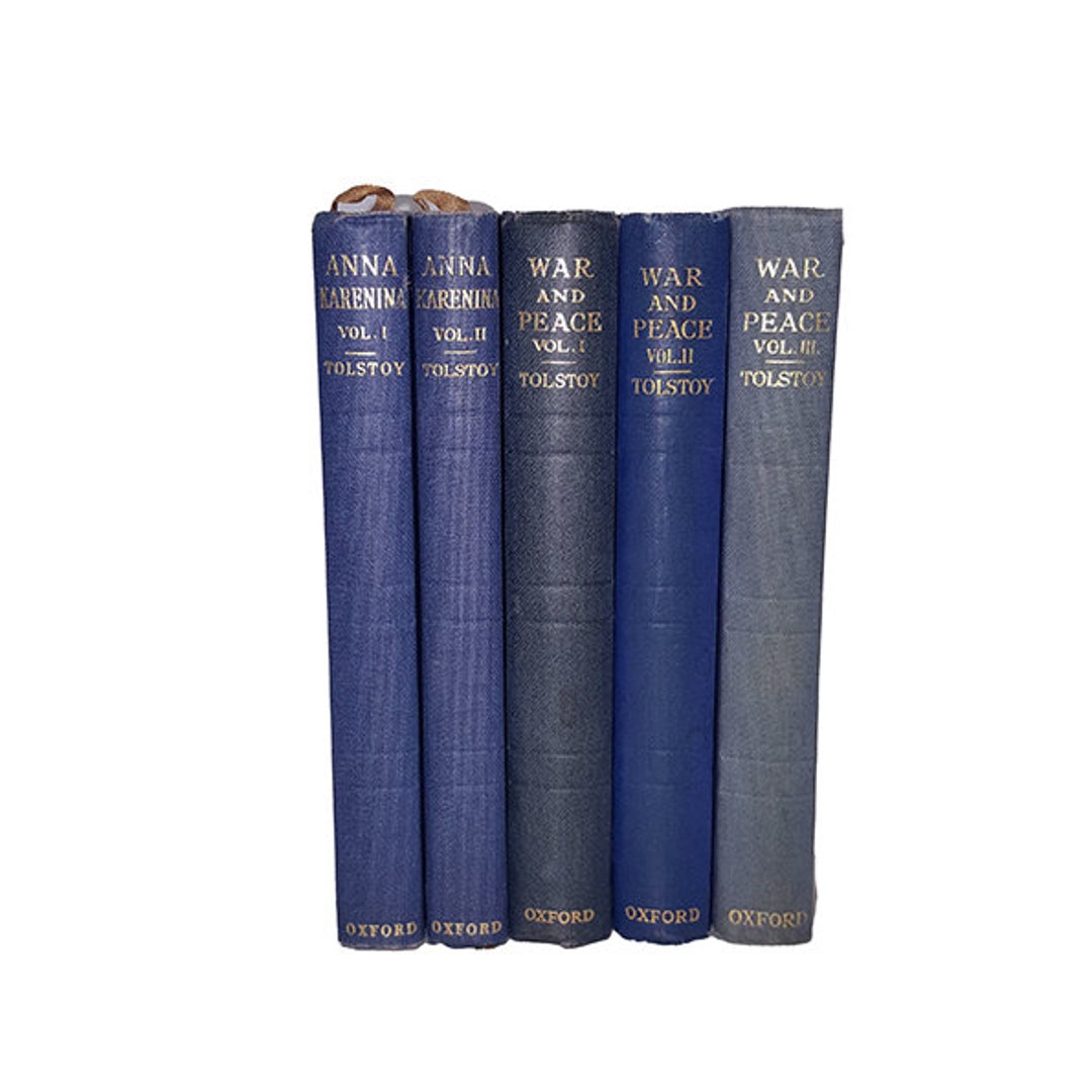 Tolstoy's Anna Karenina and War and Peace Oxford, 1942-44 - Etsy