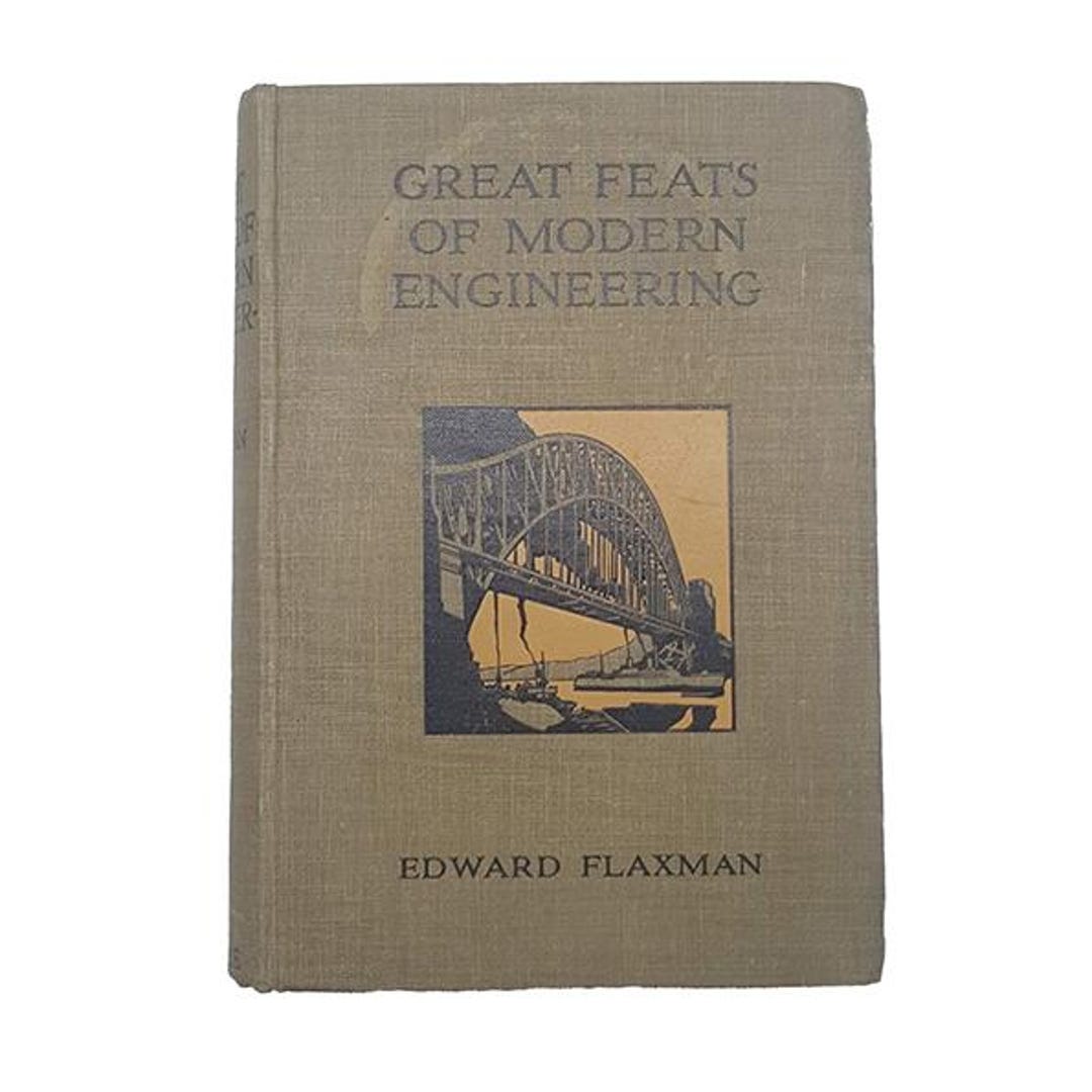 Great Feats of Modern Engineering by Edward Flaxman - Blackie - Etsy