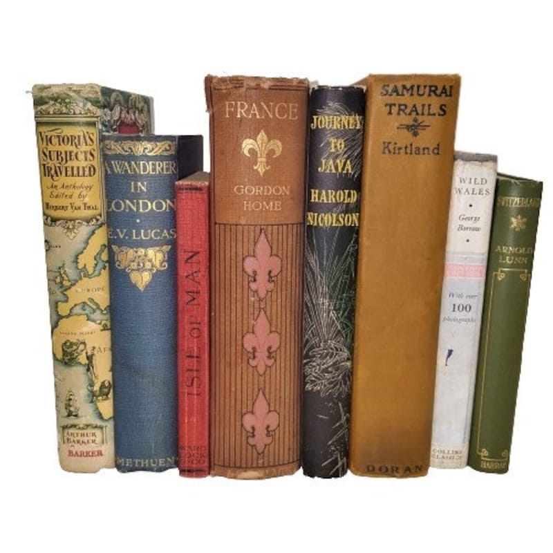 Travel Books for Shelf - Etsy UK