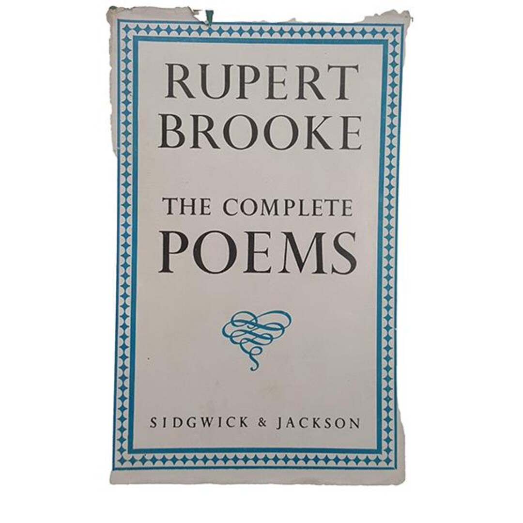 Rupert Brooke, the Complete Poems - Sidwick & Jackson, 1945 - Etsy