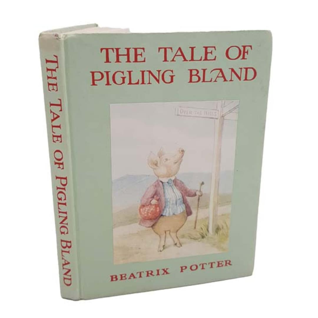 Beatrix Potter's the Tale of Pigling Bland - Light Green, Early Edition ...