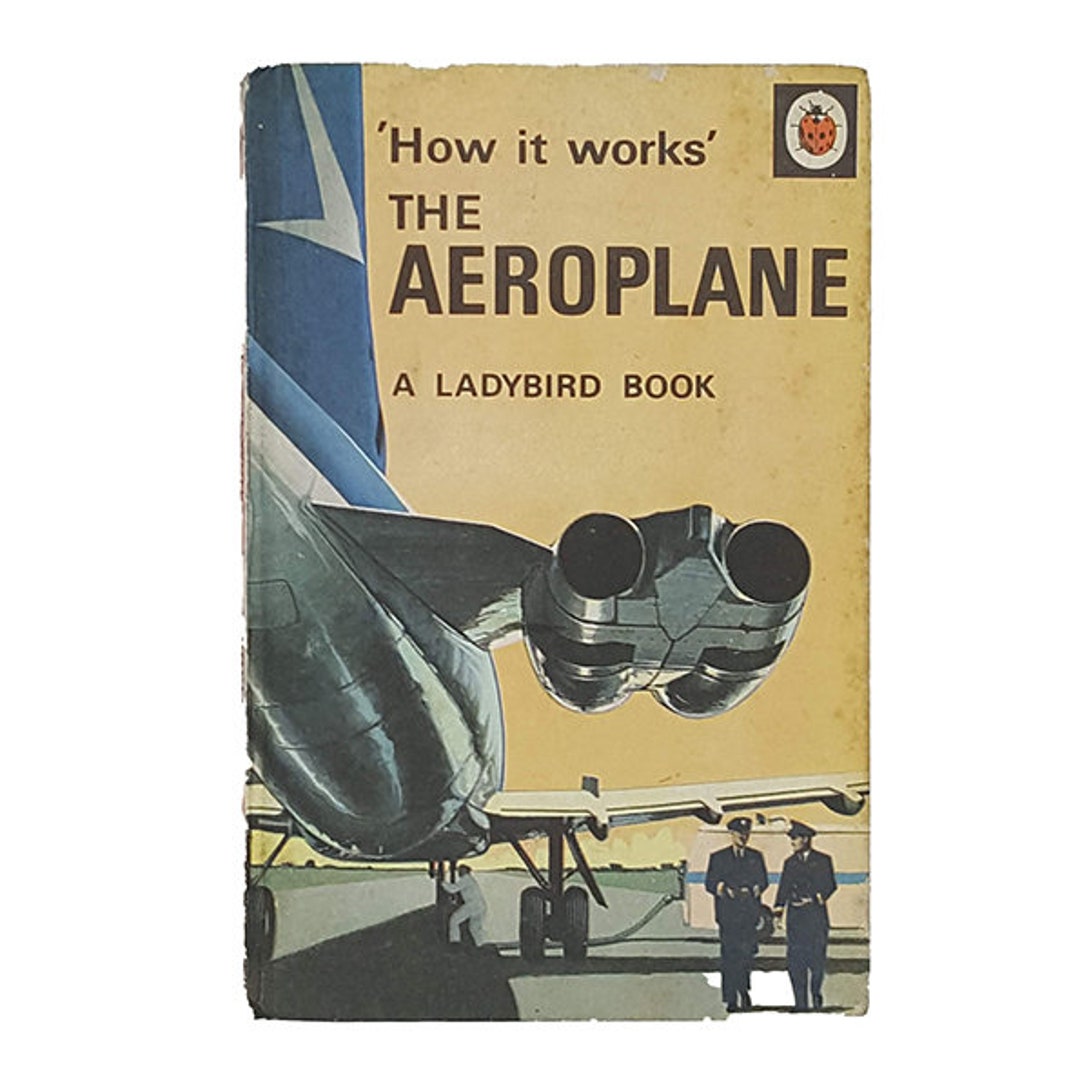 Ladybird 654 How It Works, Full Illustrated Cover: the Aeroplane - Etsy
