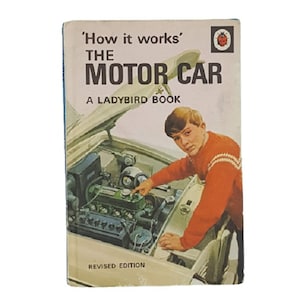 Ladybird 654 How It Works, Full Illustrated Cover: the Motor Car - Etsy